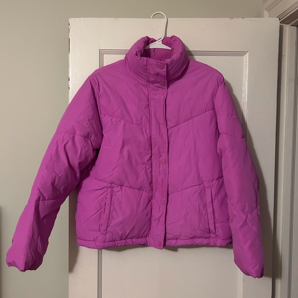 wild fable | Jackets & Coats | Barbie Pink Puffer Jacket | Poshmark